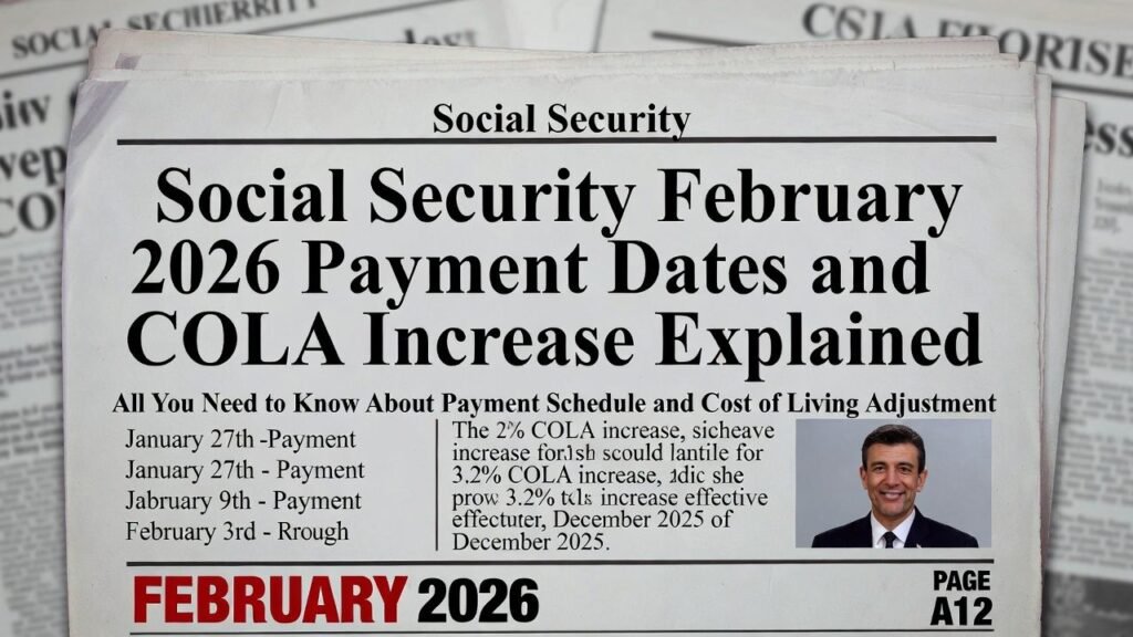 February 2026 Social Security Payment Dates & COLA Increase Explained ...